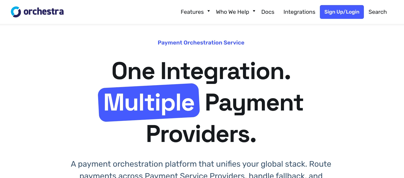 Orchestra Solutions | Global Payment Orchestration API and Library